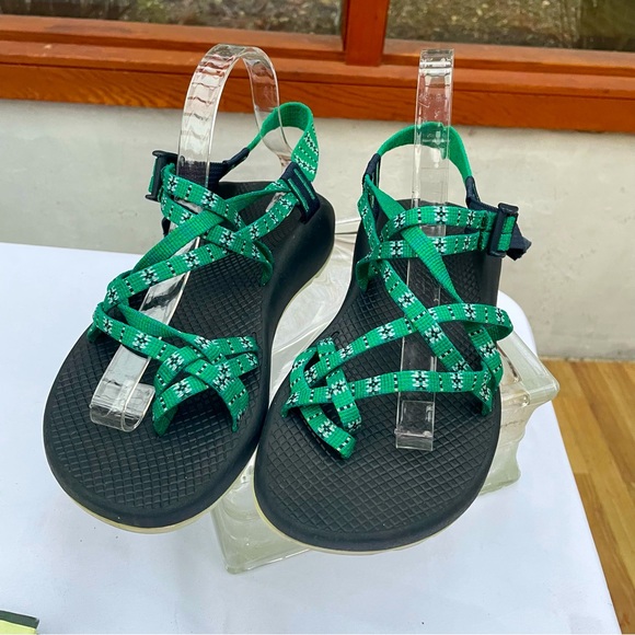 Chaco | Shoes | Chacos Zx2 Classic Eclipse Green Womens Water Hiking ...